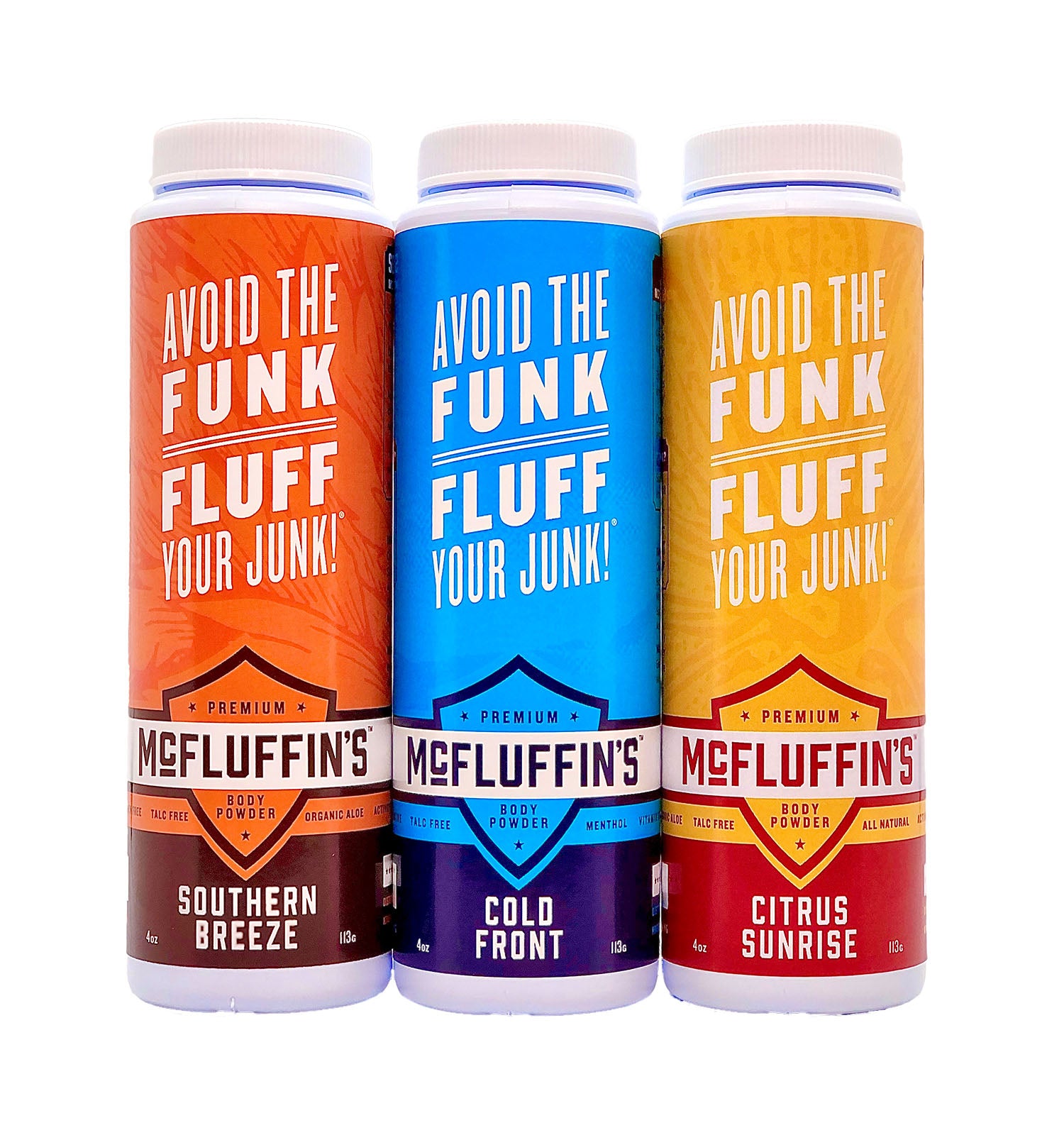 4oz VARIETY 3 PACK – McFLUFFIN'S BODY CARE